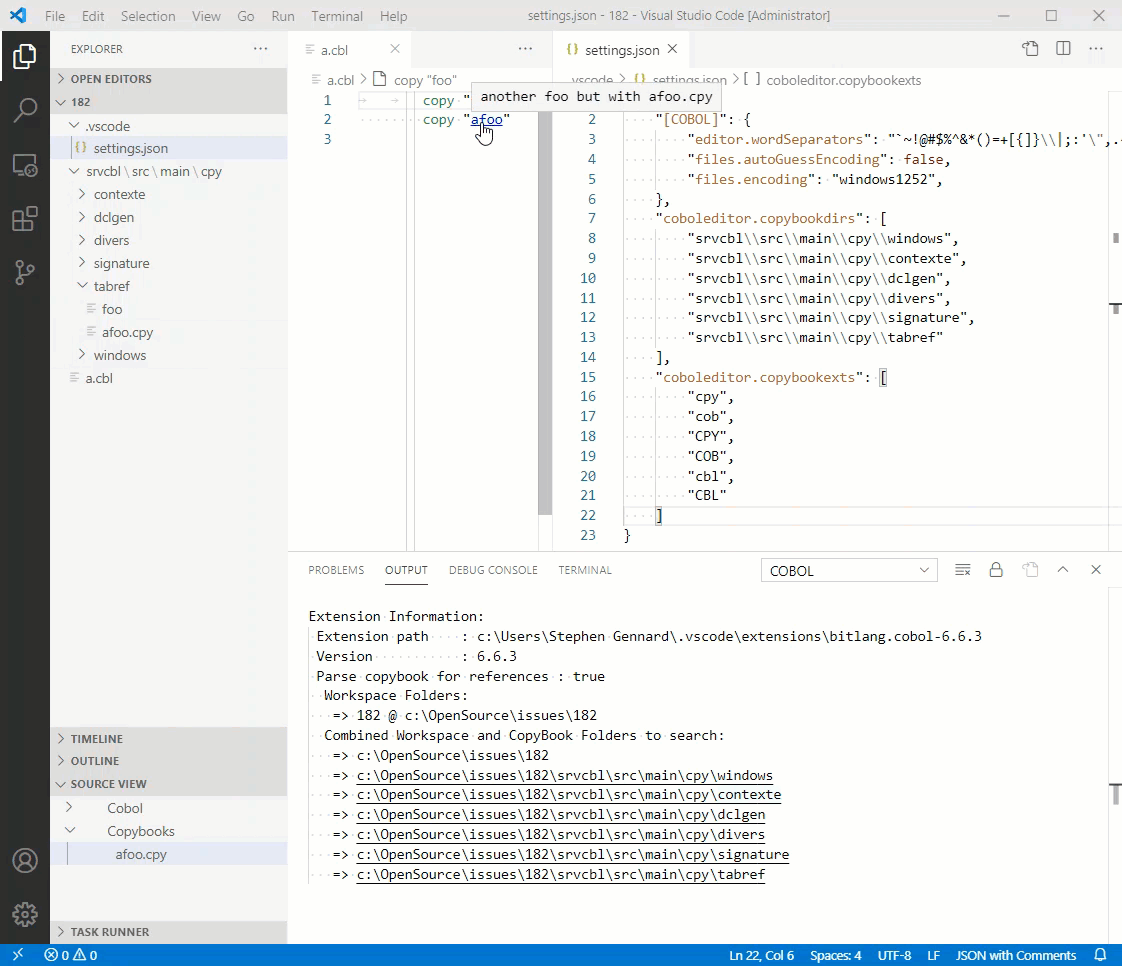 Copybook not longer working (quoted works) · Issue #182 · spgennard ...