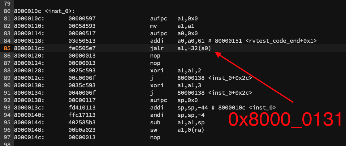 Unexpected PASS[OK] on RV32I that does not support misaligned instruction addresses · Issue #232 ...