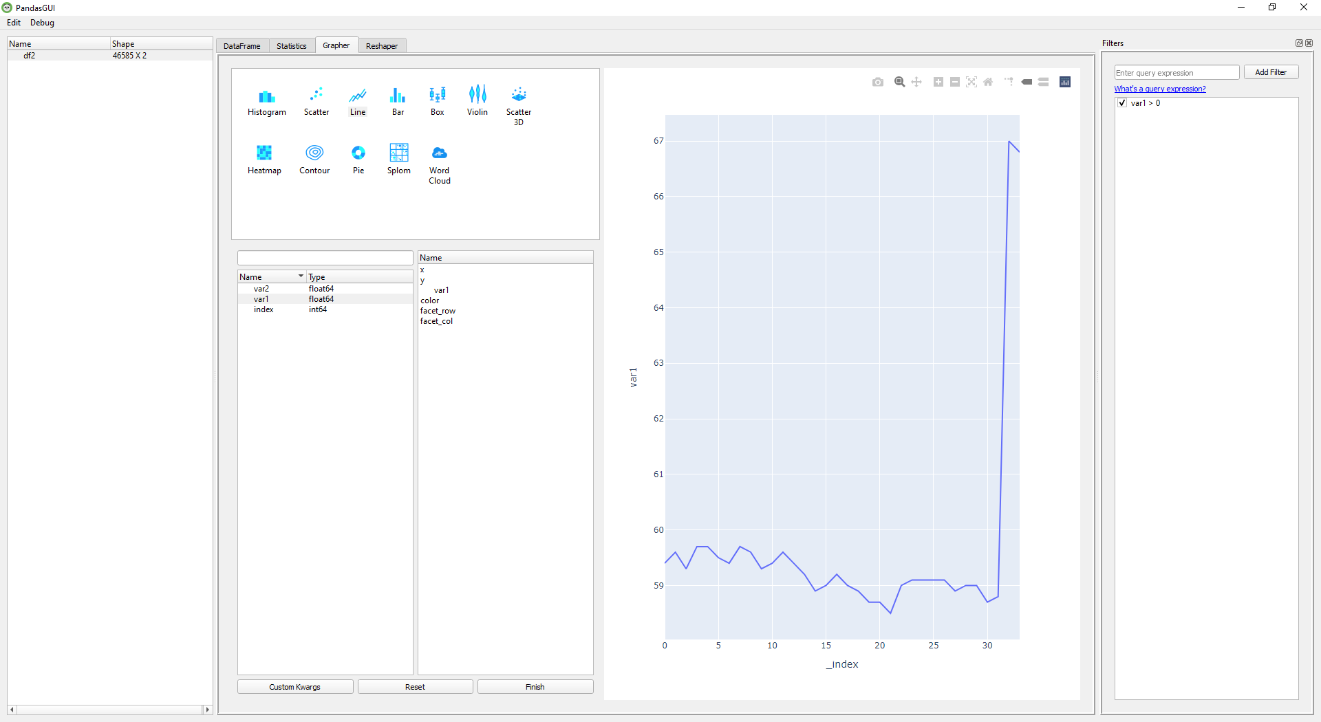 Line Plot Is Not Working When There Is Too Much Blank Cells In The 