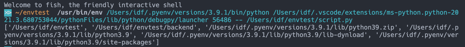 `Run Python File in Integrated Terminal` will not pickup up .env file ...