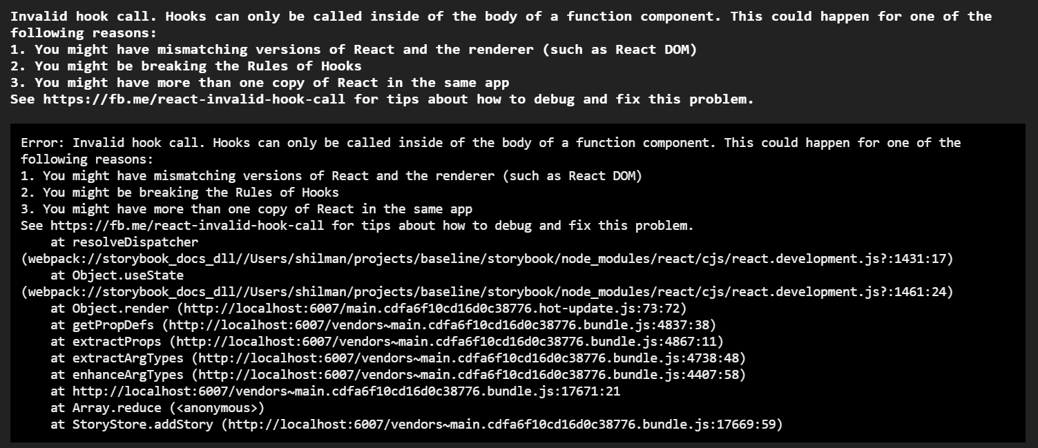 [v6.0.0-beta.13] Invalid hook call with Ref's Forwarded Hooked Component · Issue #10895 ...