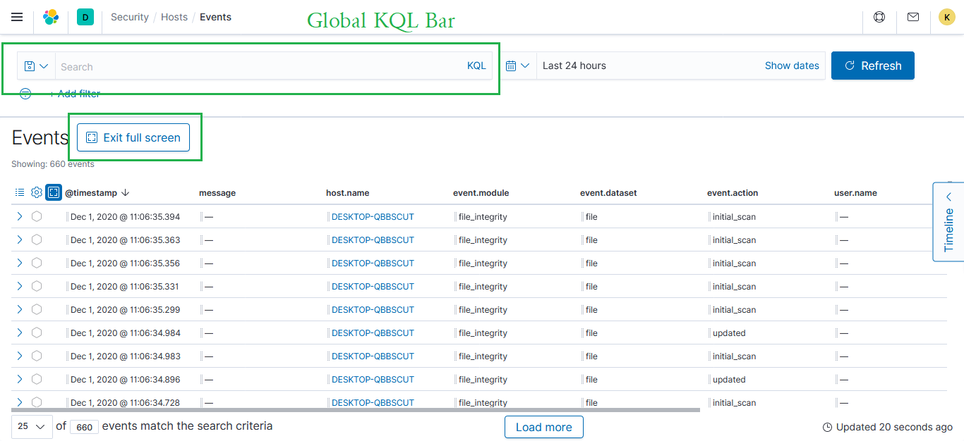 [Security Solution] Global KQL search bar is not displaying for events on hosts page · Issue ...