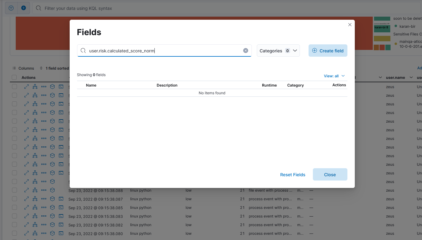 [Security Solution]host.risk.calculated_score_norm and user.risk.calculated_score_norm fields ...