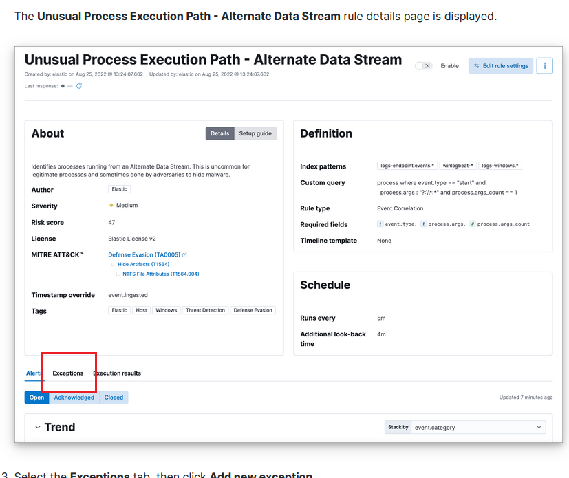 Docs Exception Tab Is Renamed To Rule Exception Outdated Name Showing