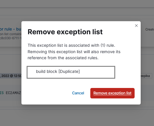 [Security Solution]Enhancement: Decrease Spacing and improve styling under delete prompt content ...