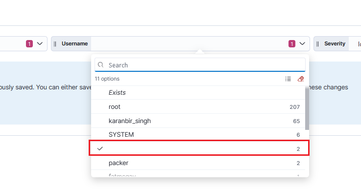 [Security Solution]no value showing for dash value user.name · Issue #157371 · elastic/kibana ...