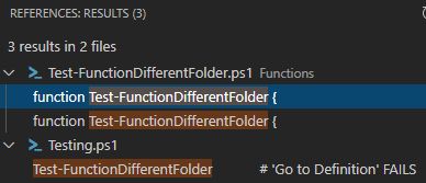 [2020.1.0 Preview] Find All References shows two entries for the ...