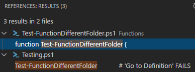 [2020.1.0 Preview] Find All References shows two entries for the ...