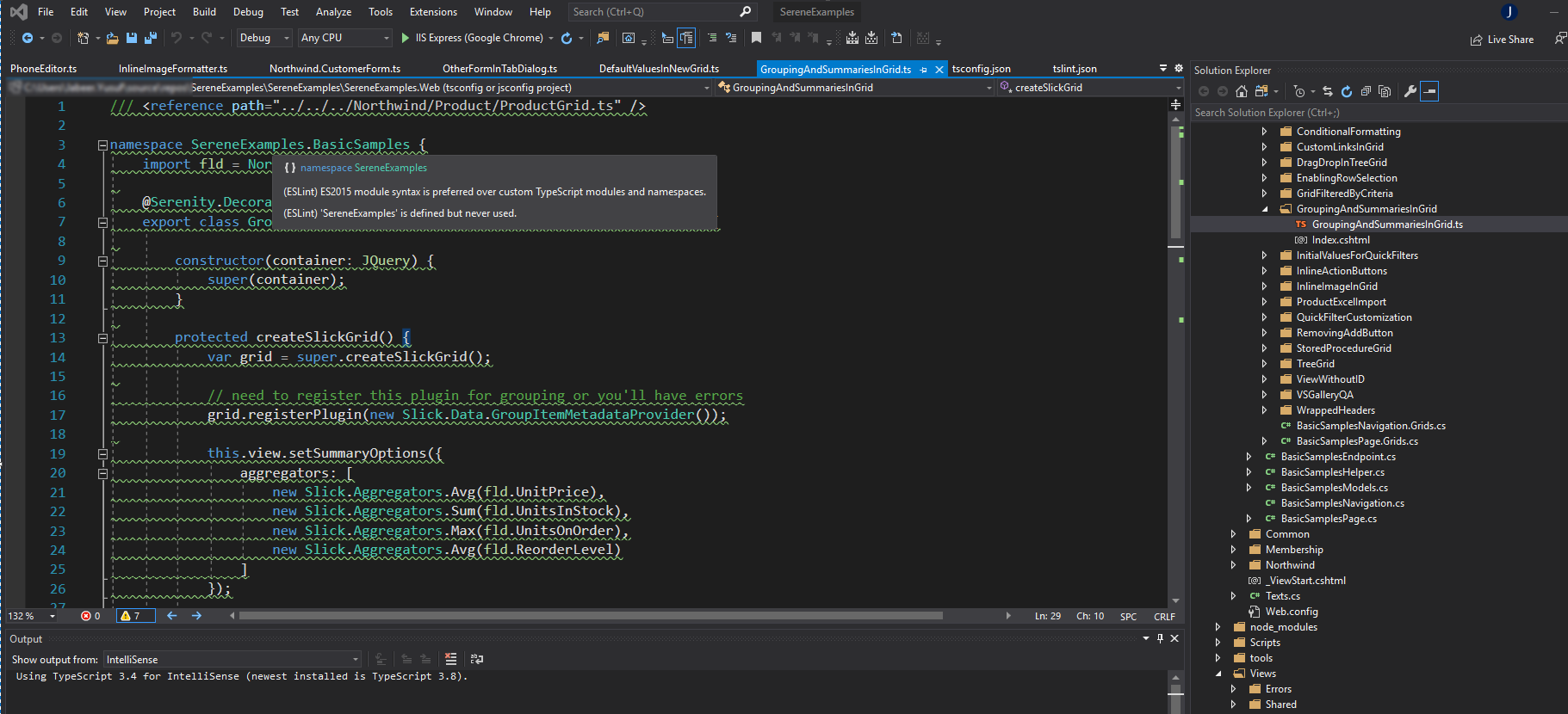 ESLint/TSlint issue after update · Issue #4949 · serenity-is/Serenity · GitHub