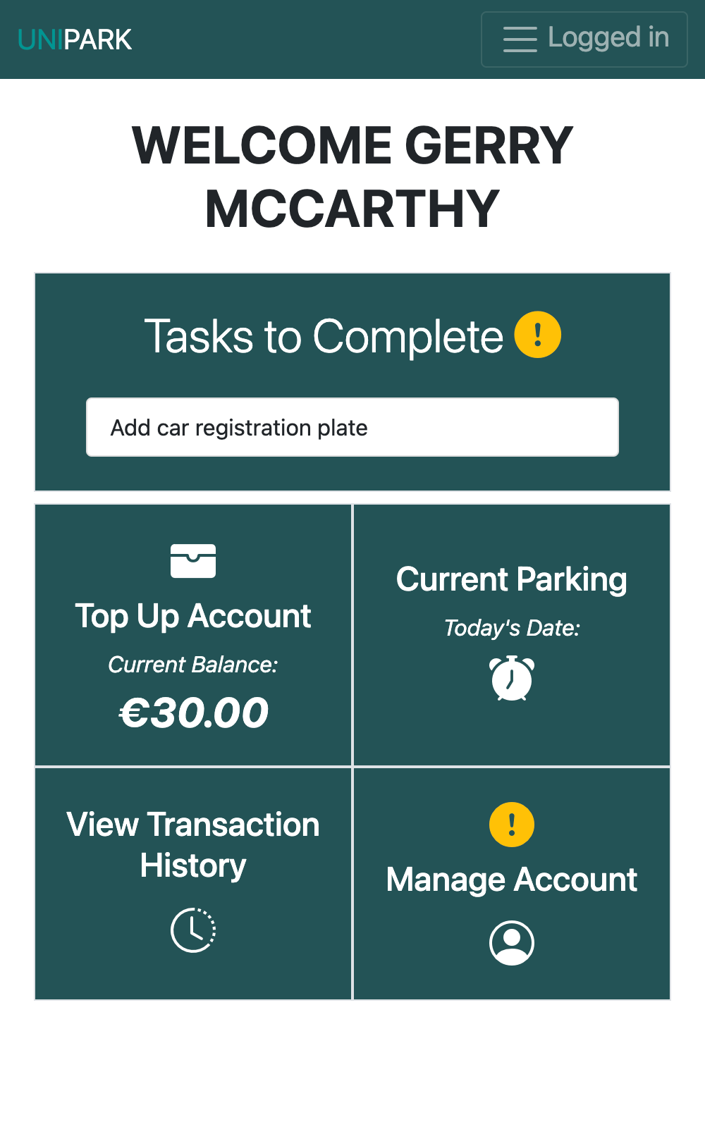 GitHub - Brian-McK/UNIPARK-Group-CA-Project