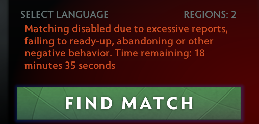 I got 30 min ban after leaving a "not recorded game" after someone abandoned first · Issue ...