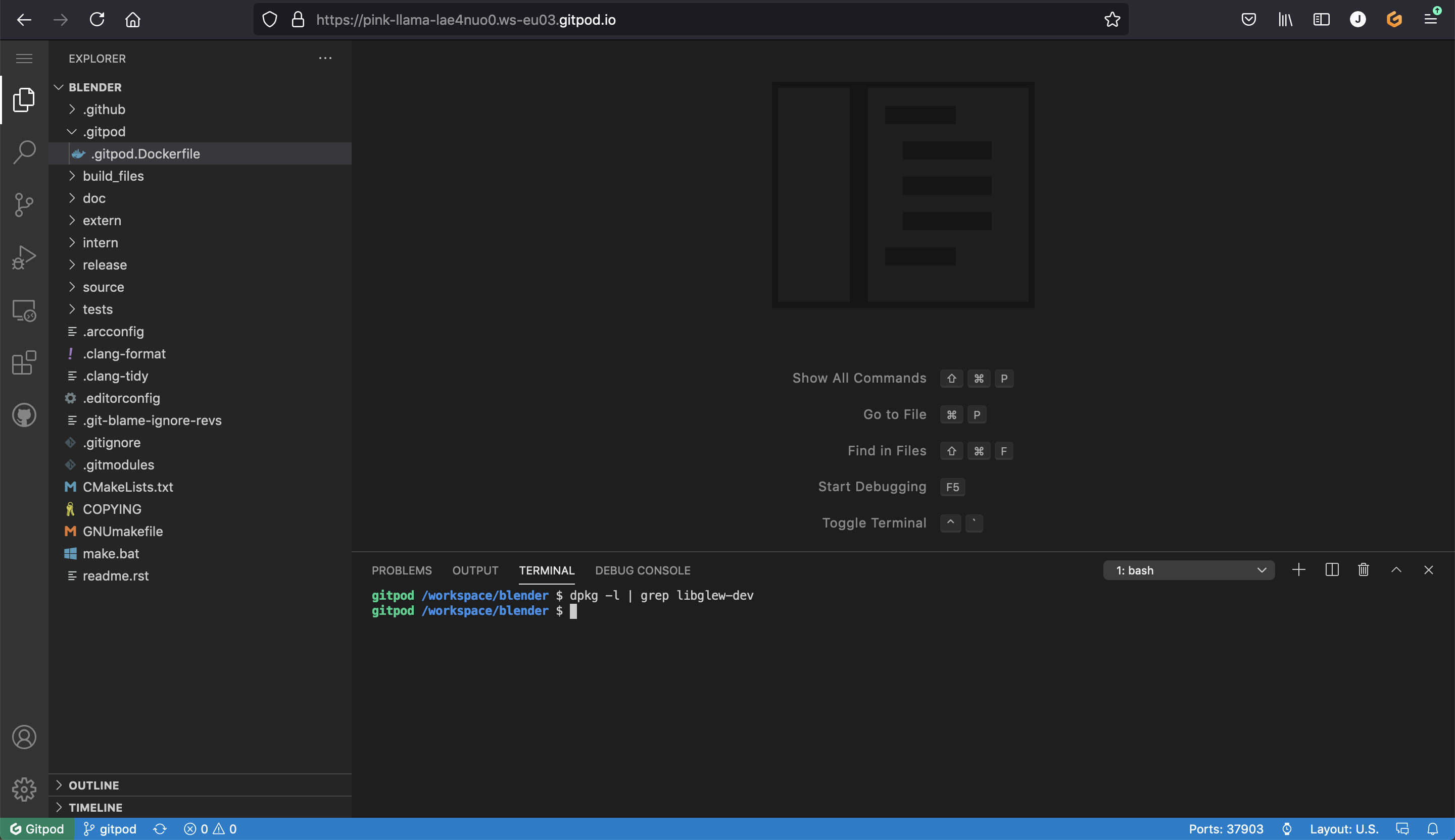 Error When Running Prebuild · Issue 4067 · Gitpod Iogitpod · Github