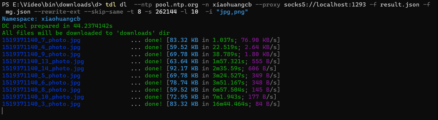 Download part and then block · Issue #91 · iyear/tdl · GitHub