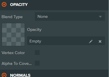 Expose 'Opacity Fades Specular' on StandardMaterial · Issue #1007 · playcanvas/editor · GitHub