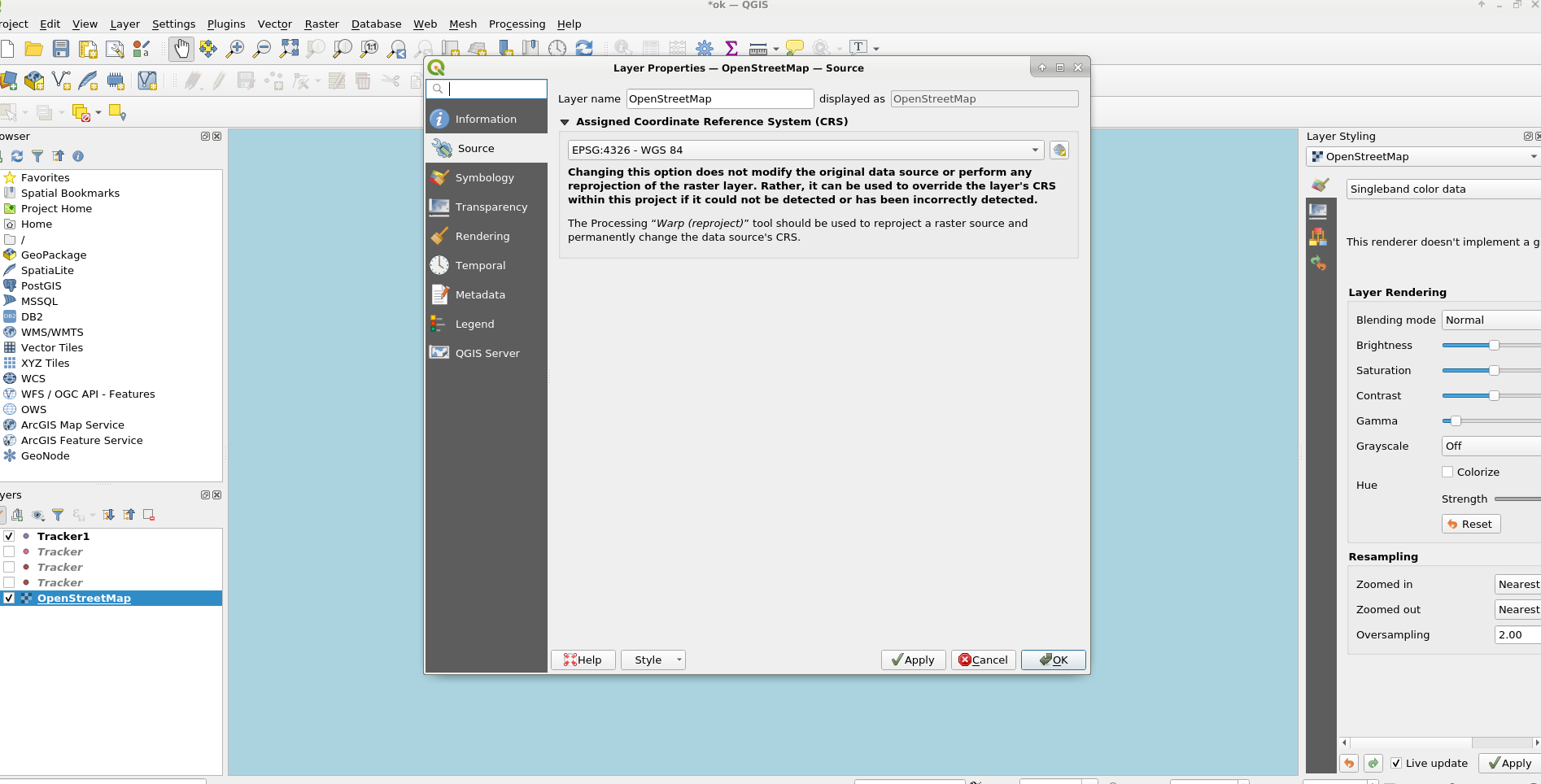 Import CSV file plots coordinates in the middle of the ocean · Issue ...