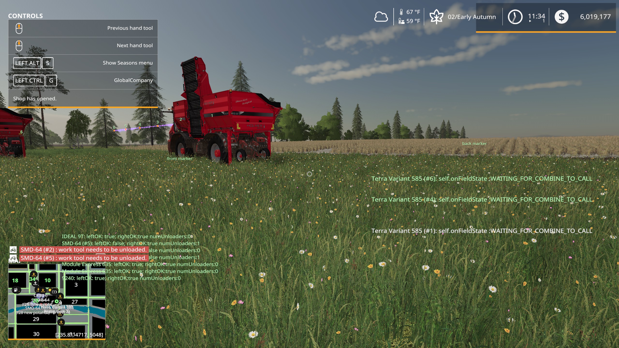 Holmer overloader not going to combine · Issue #6479 · Courseplay/courseplay · GitHub