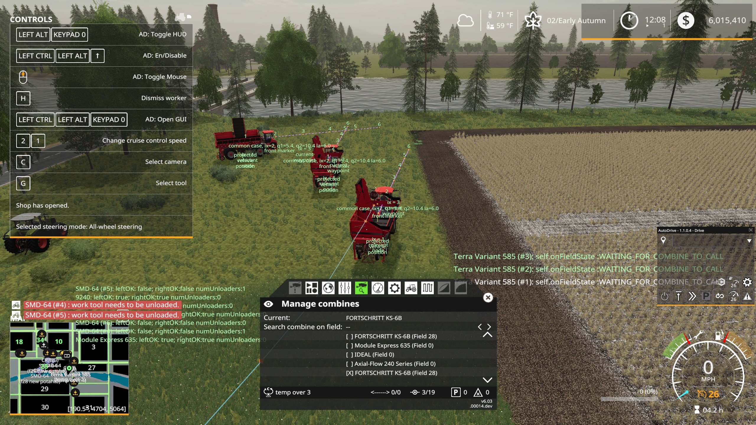 Holmer overloader not going to combine · Issue #6479 · Courseplay/courseplay · GitHub
