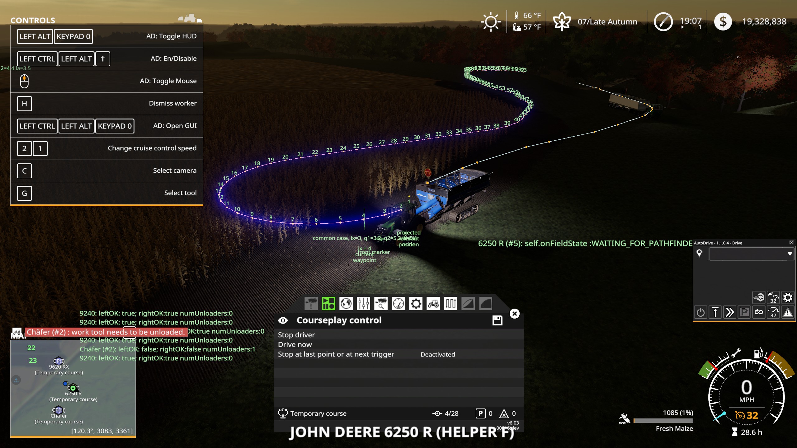 Holmer overloader not going to combine · Issue #6479 · Courseplay/courseplay · GitHub