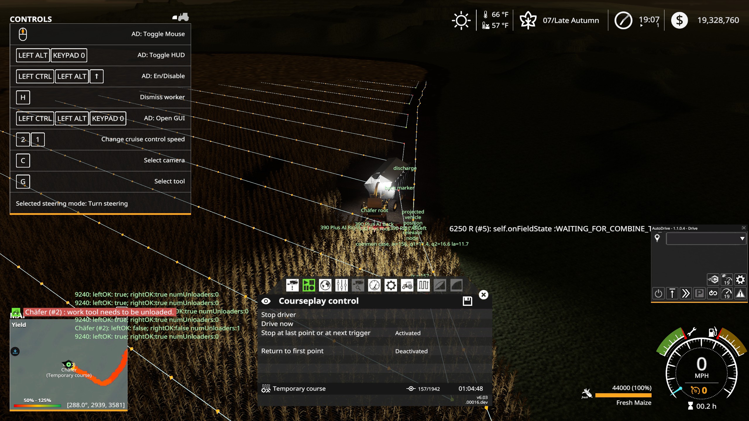 Holmer overloader not going to combine · Issue #6479 · Courseplay/courseplay · GitHub