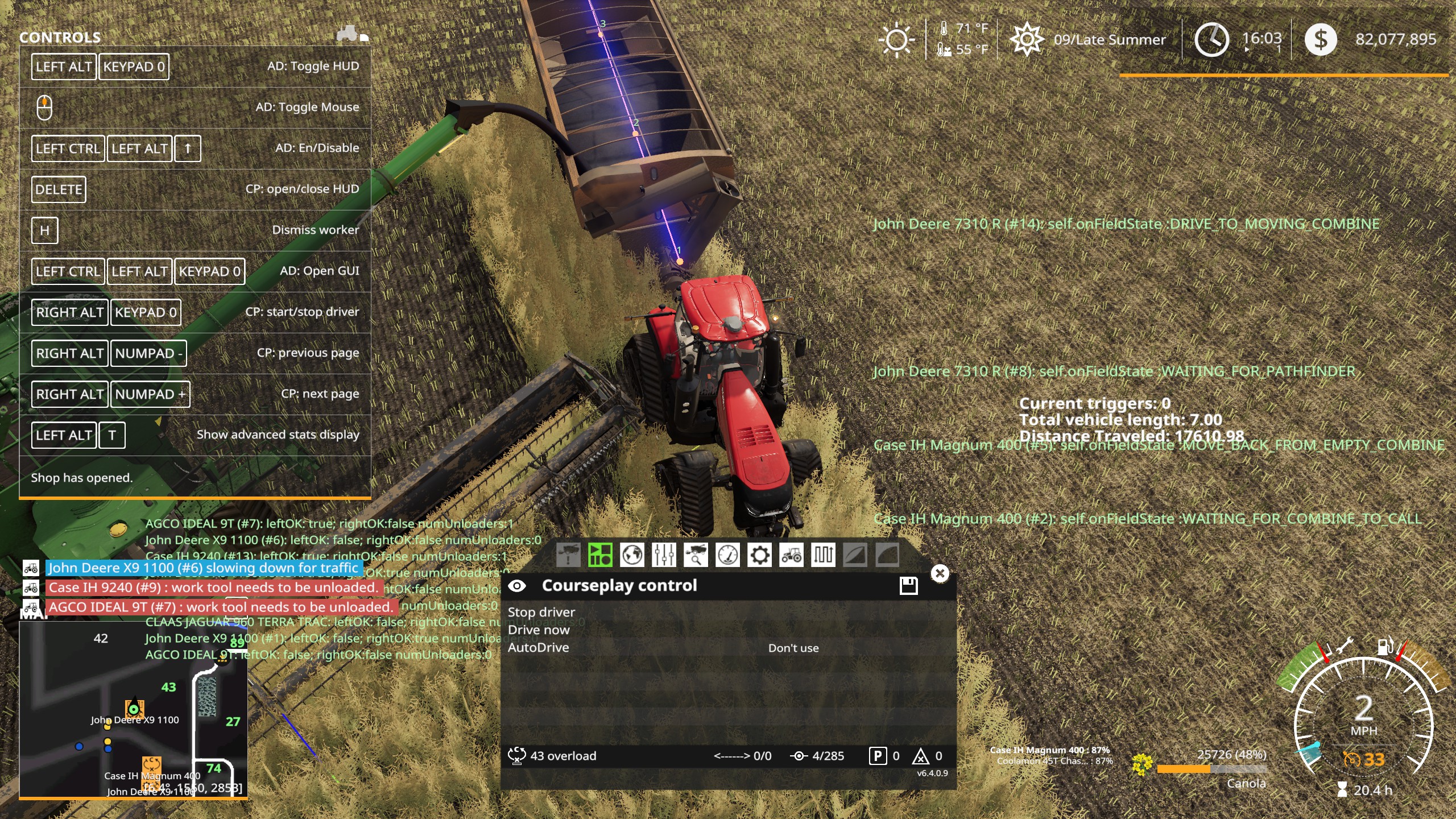 Combine running into overloaders · Issue #7563 · Courseplay/courseplay · GitHub