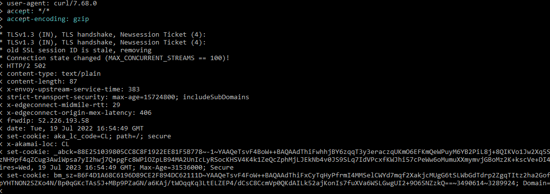upstream connect error or disconnect/reset before headers. reset reason ...