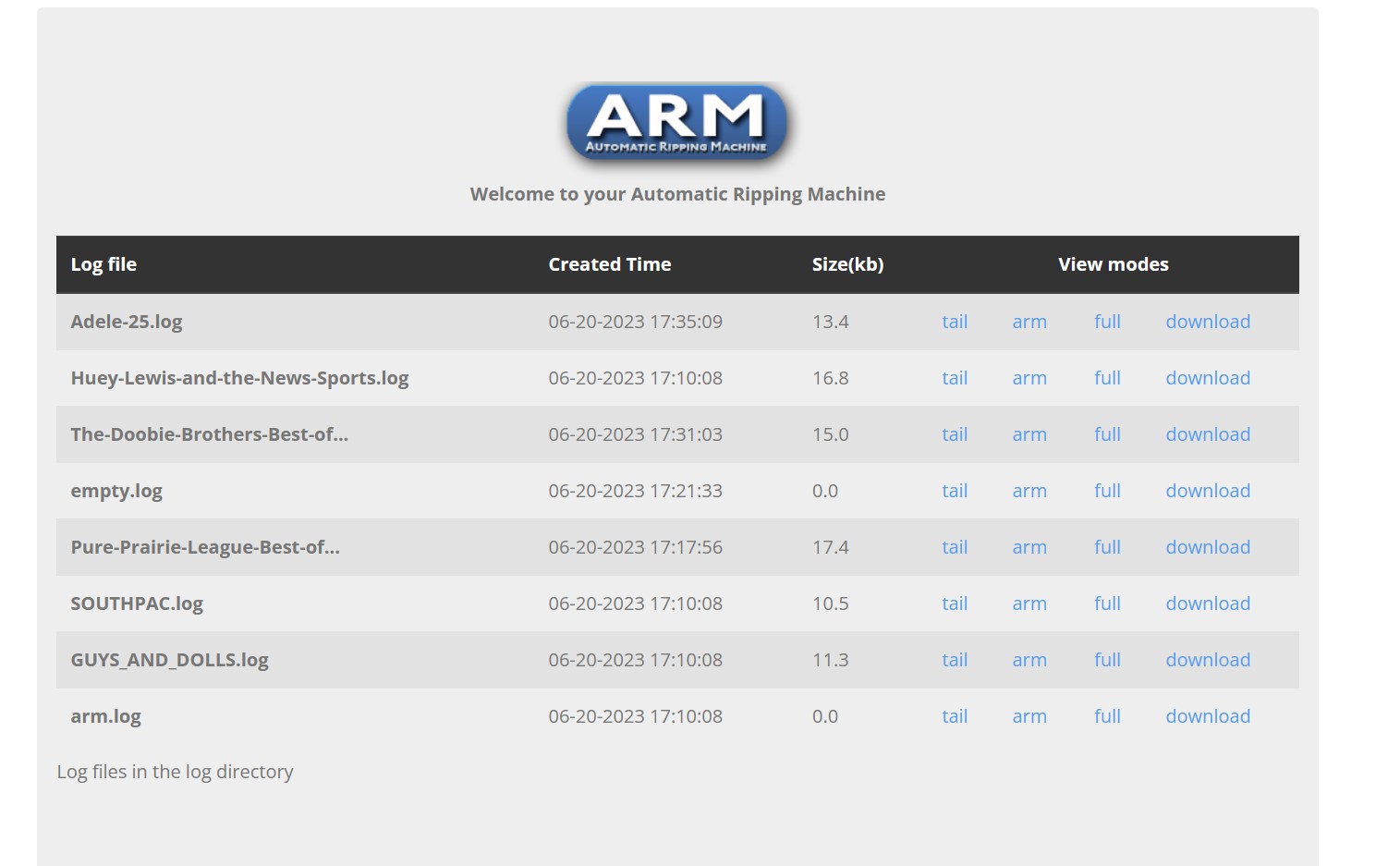 Music Ripping Log file and Titles do not align · Issue #866 · automatic-ripping-machine ...