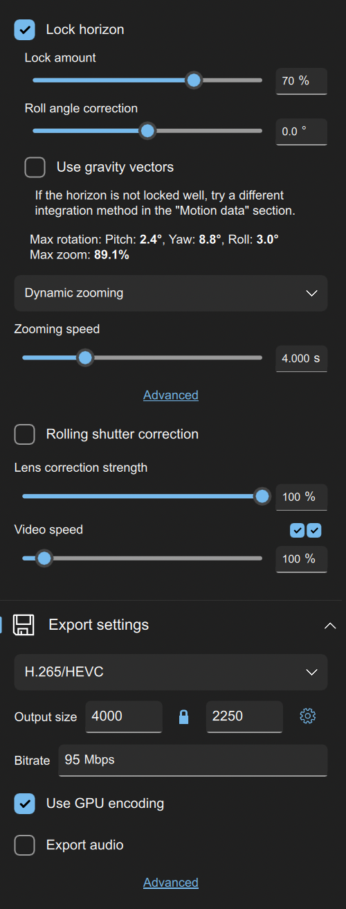 Error when exporting GoPro Hero 11 footage · Issue #548 · gyroflow/gyroflow · GitHub