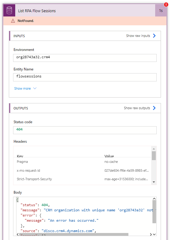 [BUG]: Admin | Sync Template v2 (UI Flow Runs) - environment not found · Issue #481 · microsoft ...