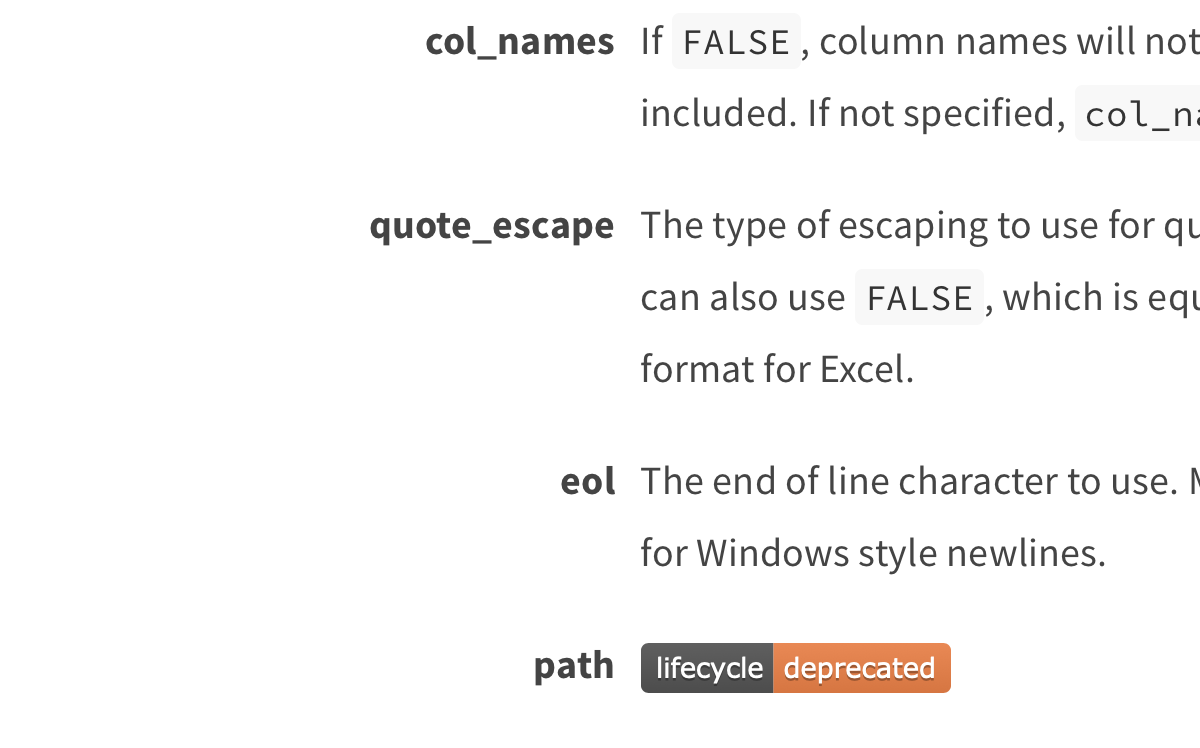 Pls add link for modules marked deprecated in their lifecycle · Issue #1204 · tidyverse/readr ...