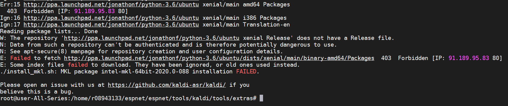 Error while stage 1(feature generation) · Issue #1645 · espnet/espnet ...