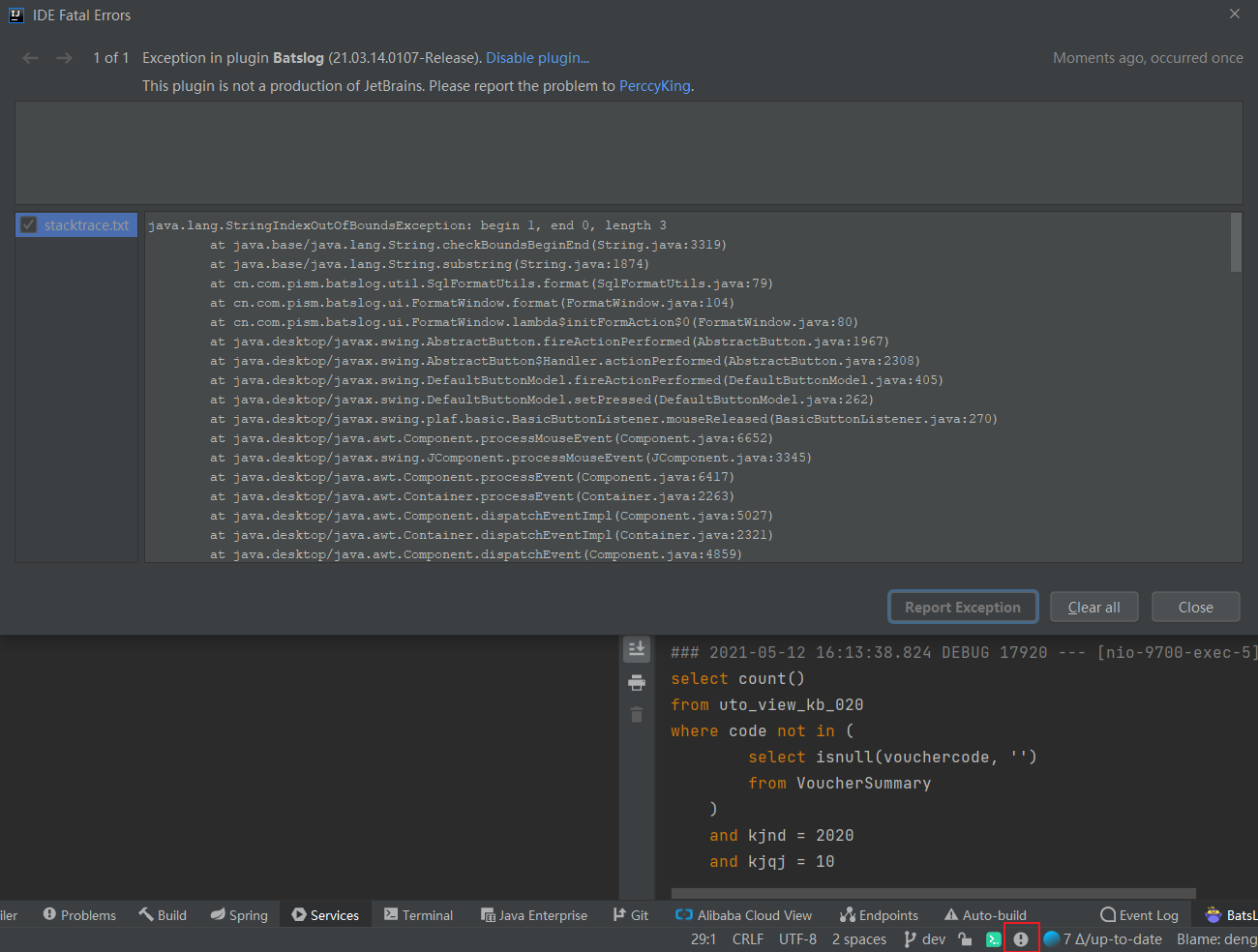 mybatisPlus问题 · Issue #10 · PerccyKing/batslog · GitHub