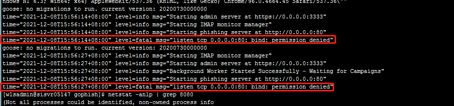 Page Can Not Access · Issue 2365 · Gophishgophish · Github 