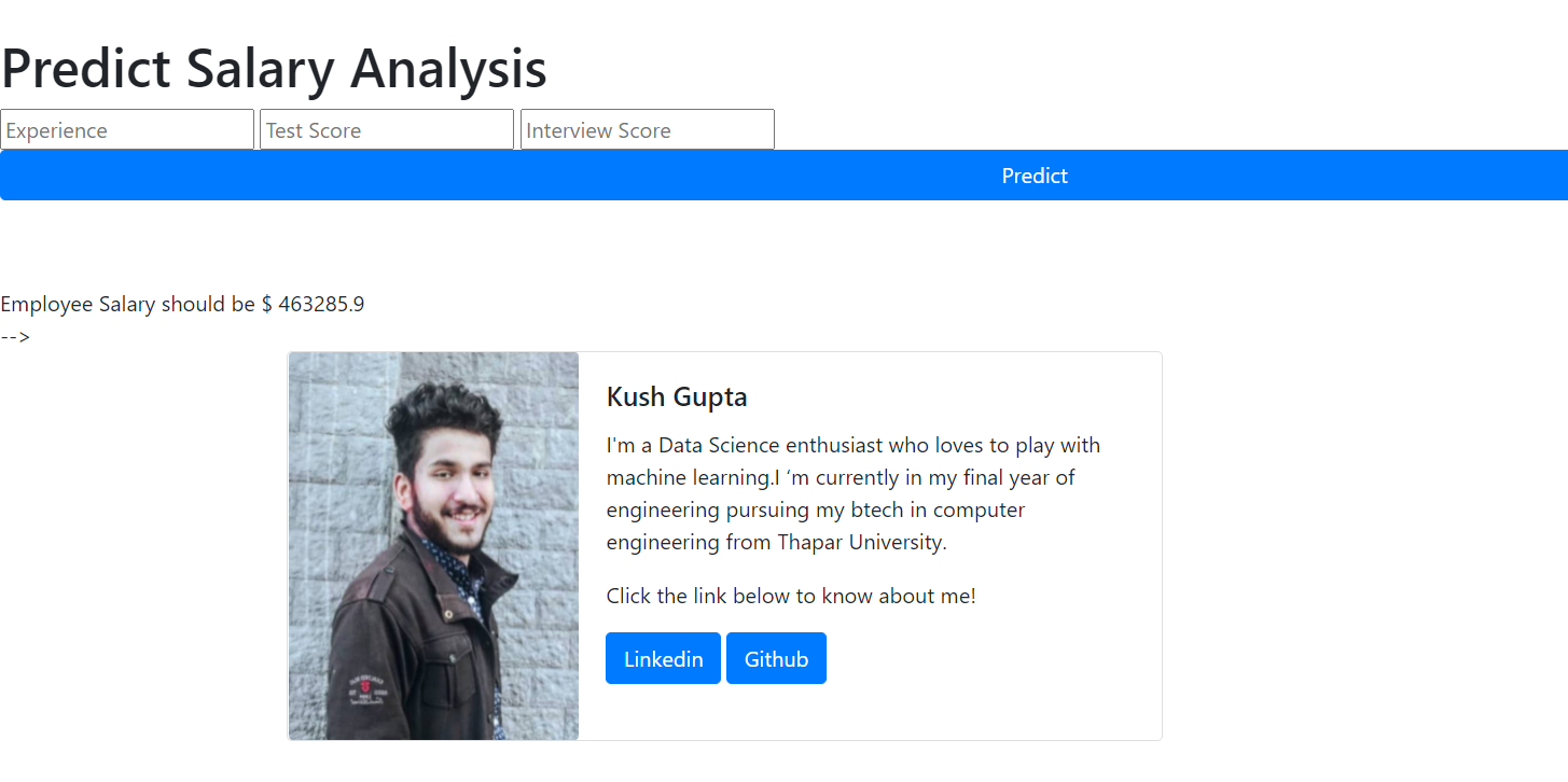 GitHub - kushgupta19/Salary-Prediction-System