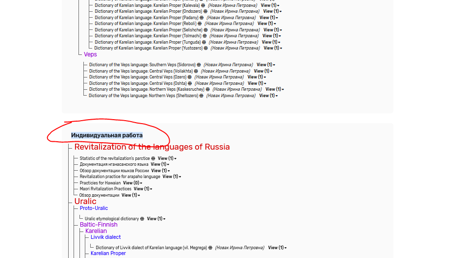 Localization of Индивидуальная работа · Issue #681 · ispras/lingvodoc-react · GitHub