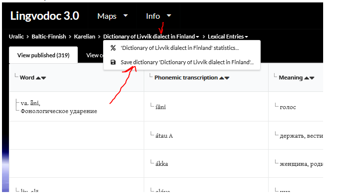 'Save dictionary' dialog location · Issue #277 · ispras/lingvodoc-react · GitHub