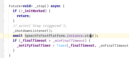 _initWorked not making false on stop() & cancel() methods · Issue #338 · csdcorp/speech_to_text ...
