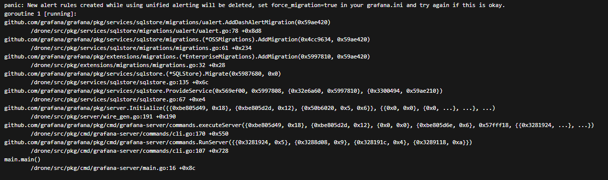Grafana 855 Cant Start In Docker · Issue 50353 · Grafanagrafana · Github 