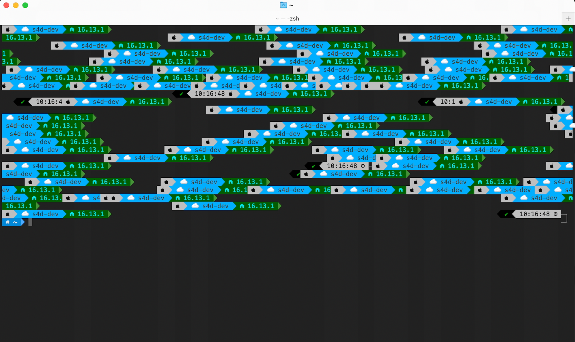 Prompt does not resize properly causing garbage all over terminal · Issue #1658 · romkatv ...