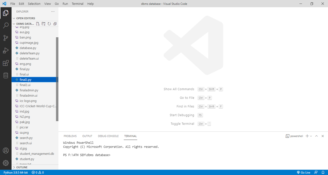 GitHub - Bhuvanmc/Cricket-World-Cup-Management-System: A GUI based ...