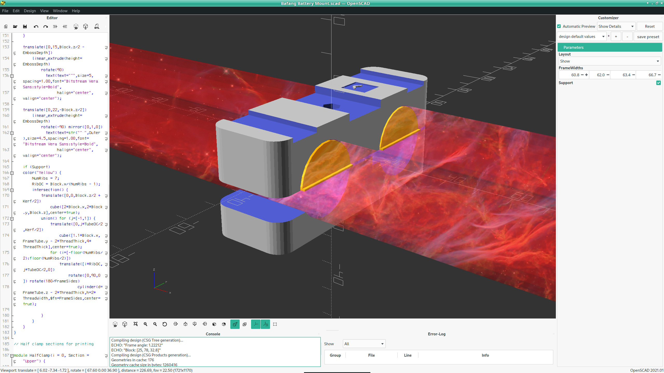 Transparency leaks through on wayland · Issue #3689 · openscad/openscad · GitHub