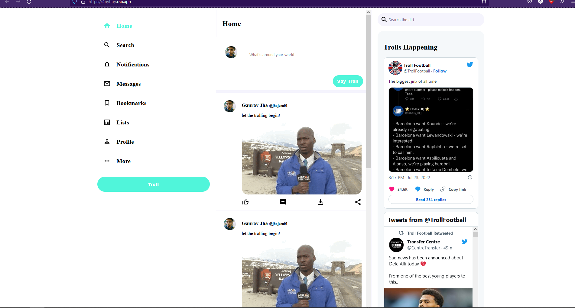 flugg-troll - Codesandbox