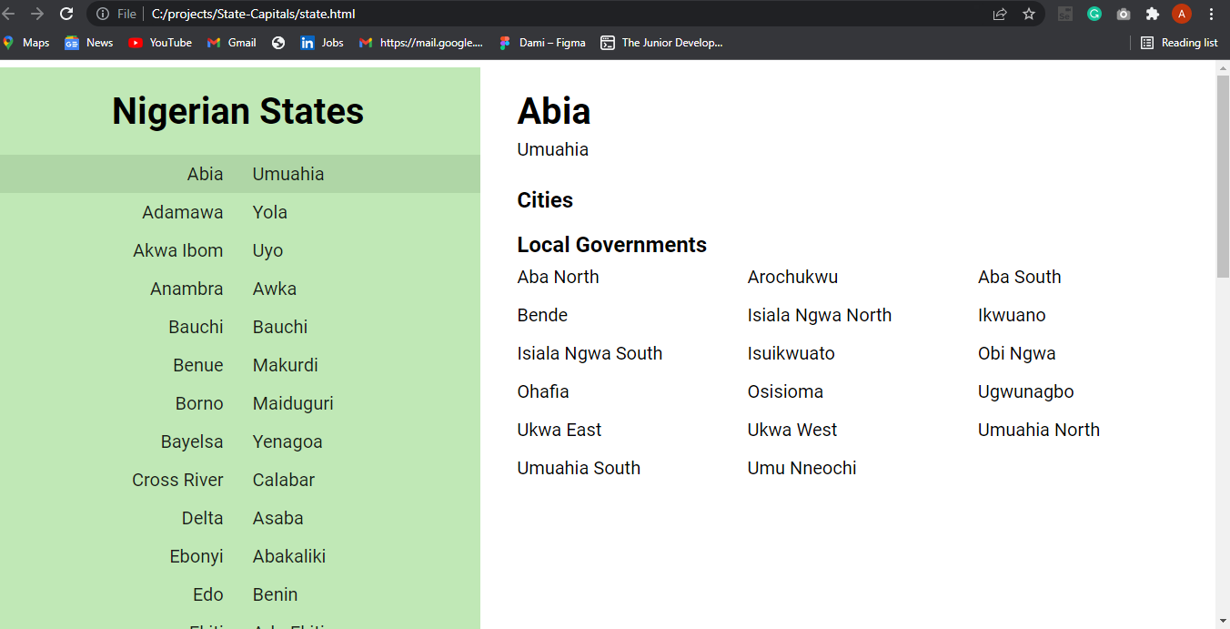GitHub - AdebajoDamilola/State-and-capital-project: State and Capital ...