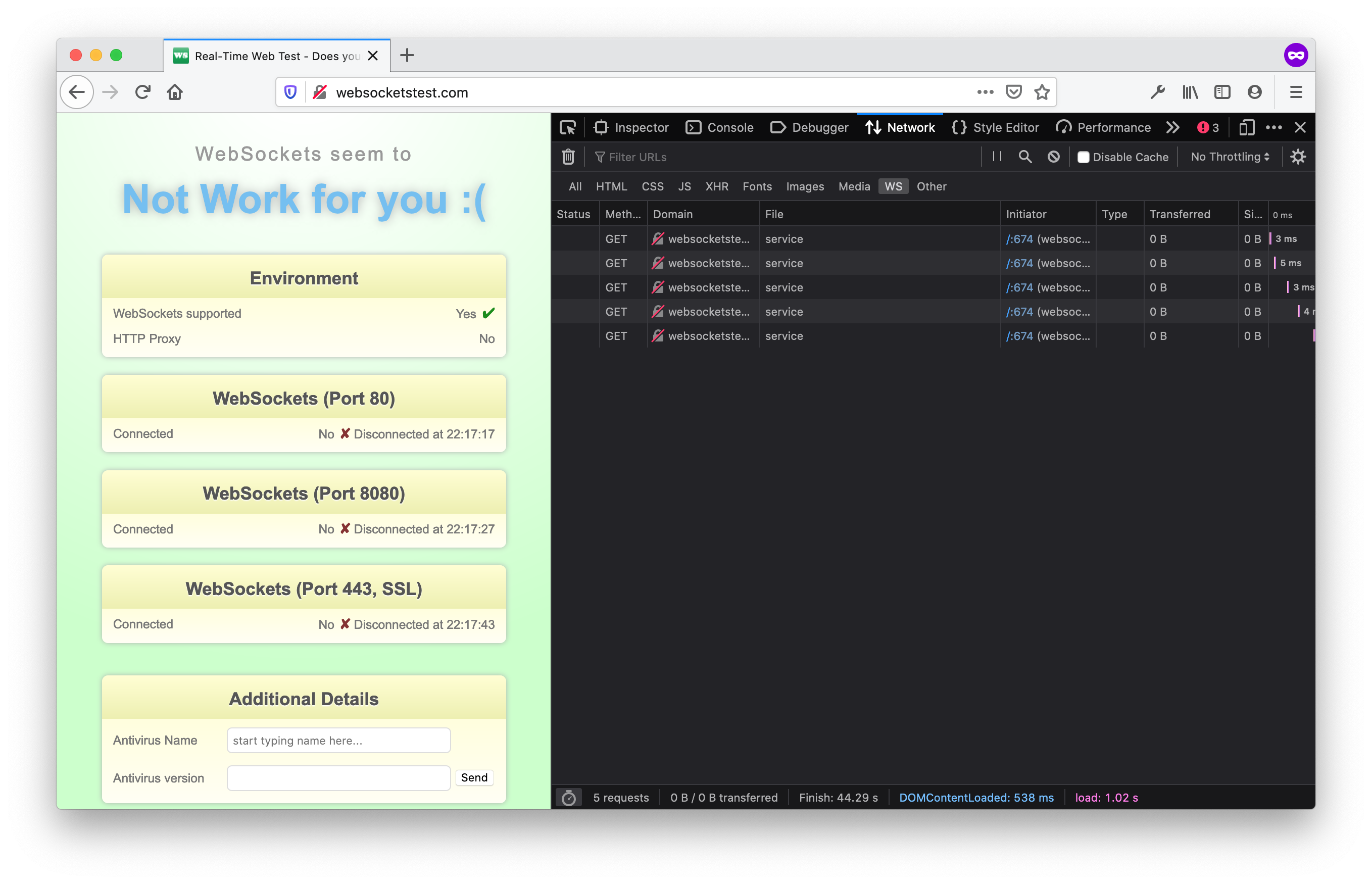 Connection issues on Firefox · Issue #1305 · phoenixframework/phoenix_live_view · GitHub