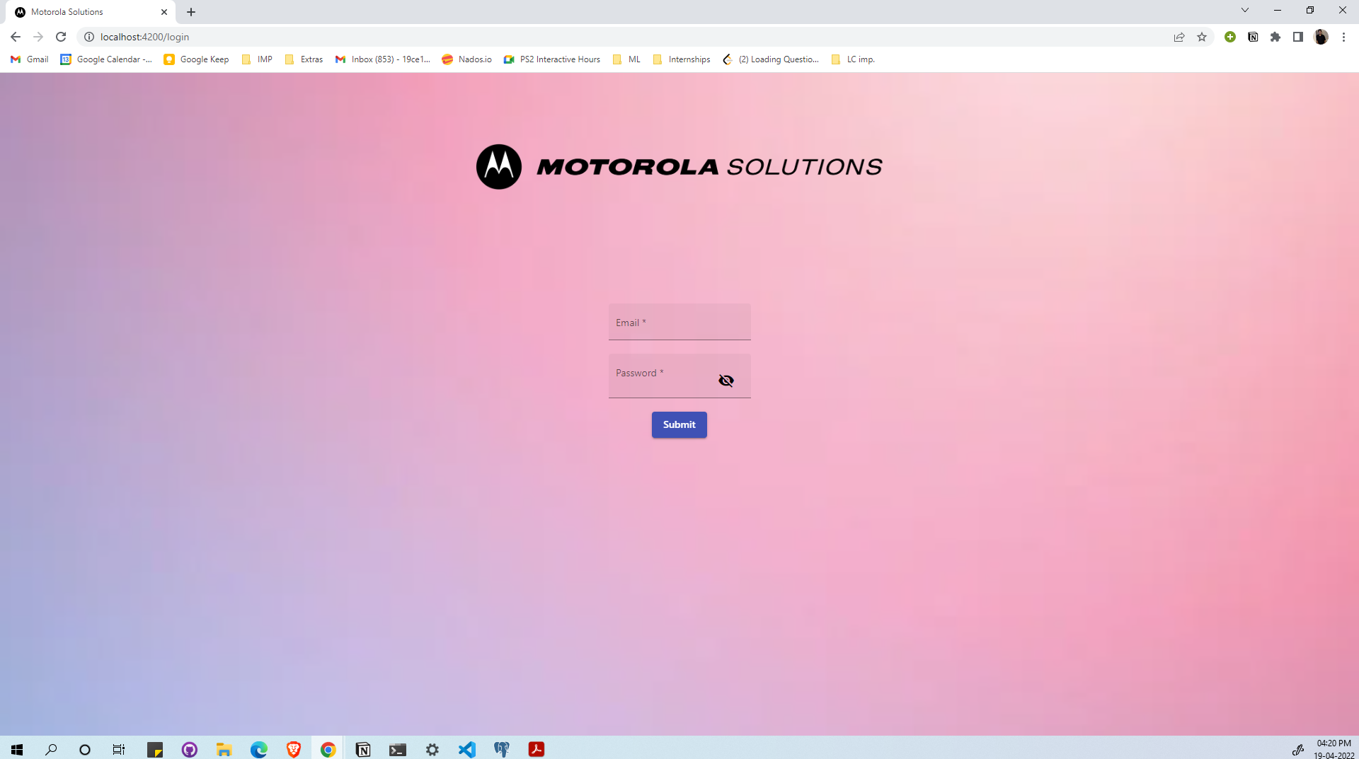GitHub - saheelsapovadia/MSI-Project-19CE127: Project Mapping | Motorola Solutions