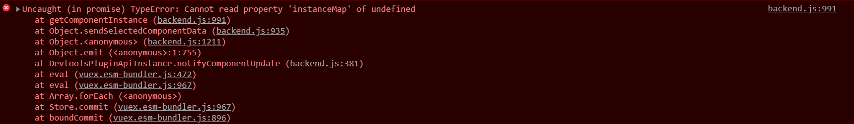 Vue Devtool Error After Updated To Quasarapp 300 Beta27 · Issue 9458 · Quasarframework