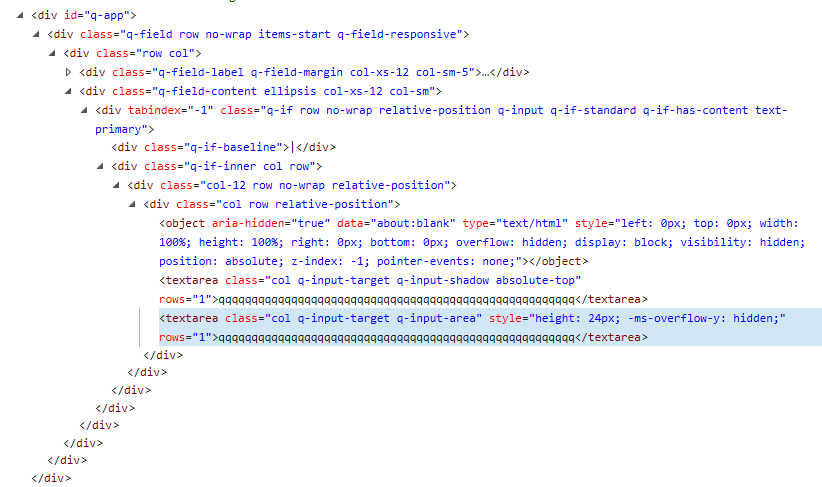 Inside Not Auto Grow In Ie11 · Issue 2447 · Quasarframework Quasar · Github