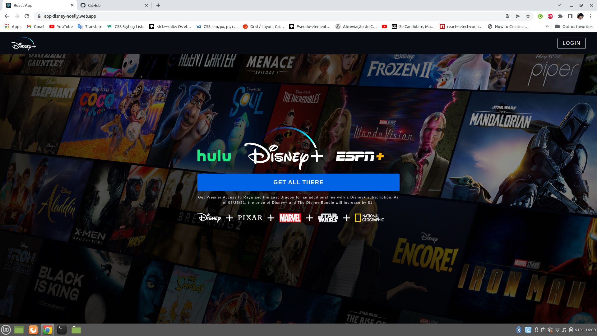GitHub - NoellyCosta/disney-clone