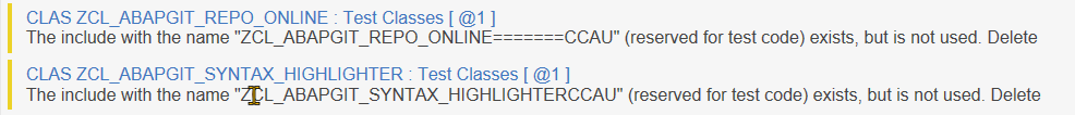 Clas Testclass Include Not Removed · Issue 4460 · Abapgitabapgit · Github 7744