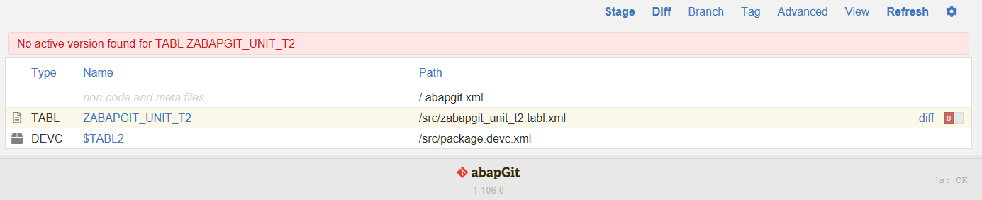 TABL in status new are serialized, but no active version exits · Issue #4562 · abapGit/abapGit ...