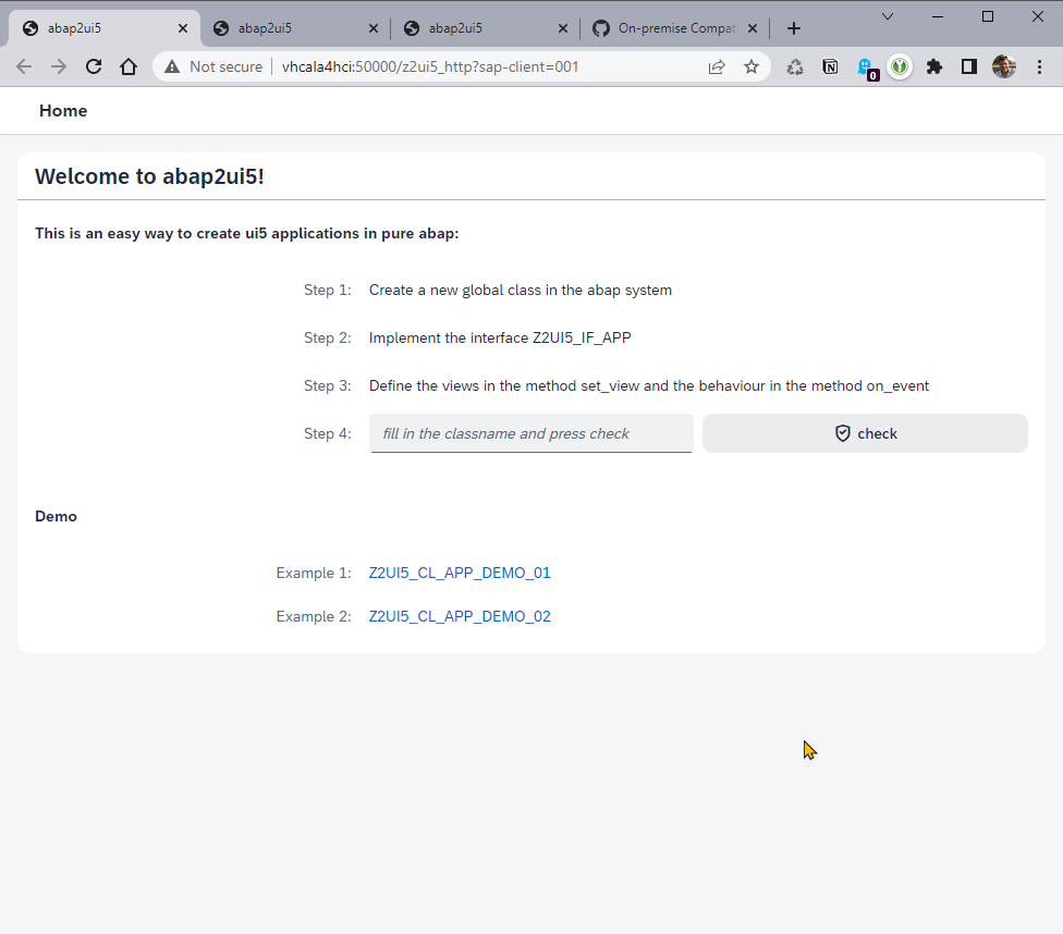 On Premise Compatibility · Issue 4 · Abap2ui5 Abap2ui5 · Github